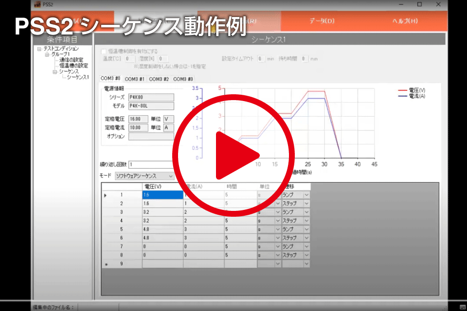 PSS2シリーズ｜電源制御用アプリケーションソフトウェアなら松定プレシジョン